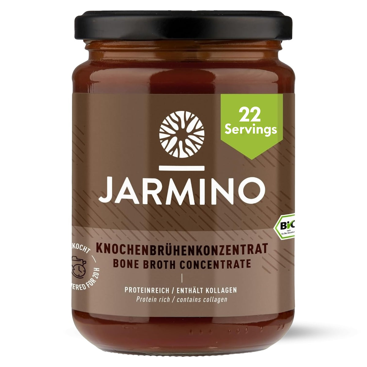 Bone broth concentrate from beef 220g - organic & regional – JARMINO UK
